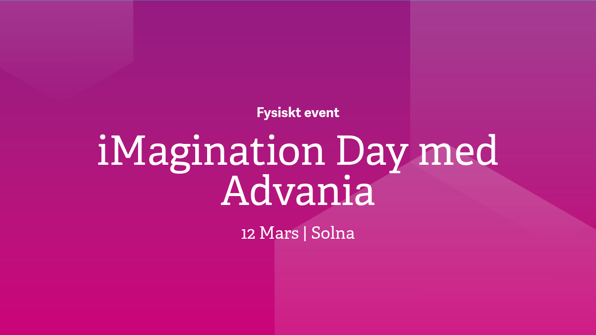Event: iMagination Day med Advania | Advania